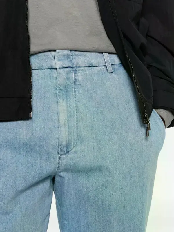 DONDUP Faded-effect Straight-leg Jeans - Blue