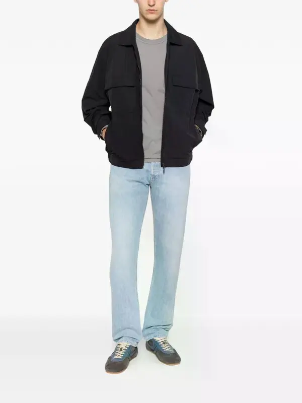 DONDUP Faded Wash Straight-leg Jeans - Blue