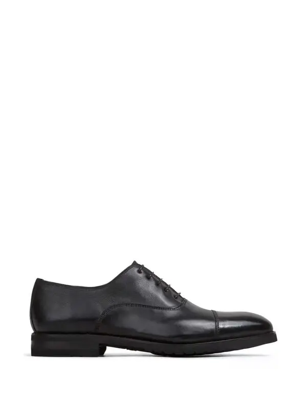 Bontoni Savoia Leather Shoes - Black