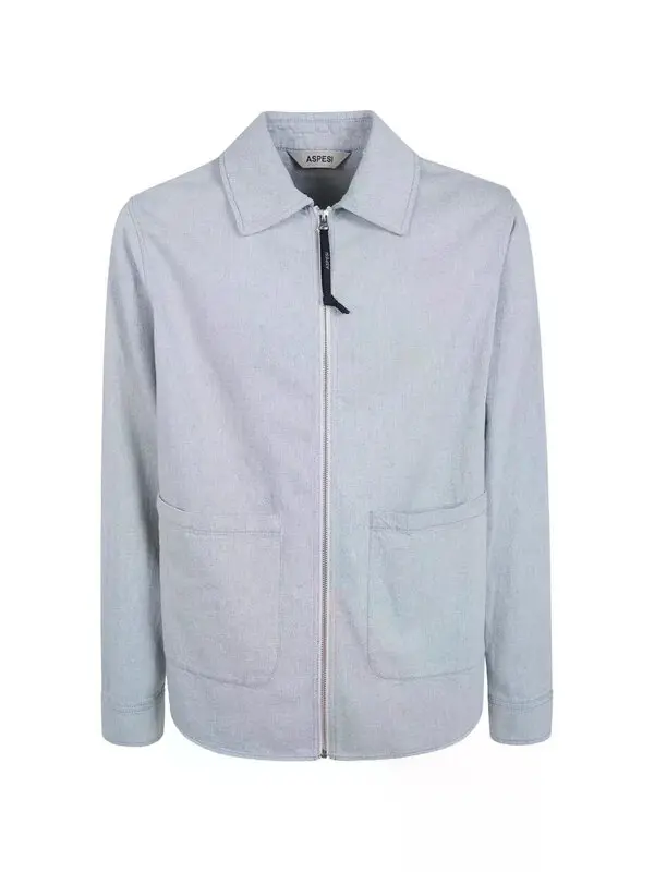 Aspesi Zip-up Patch-pocket Overshirt