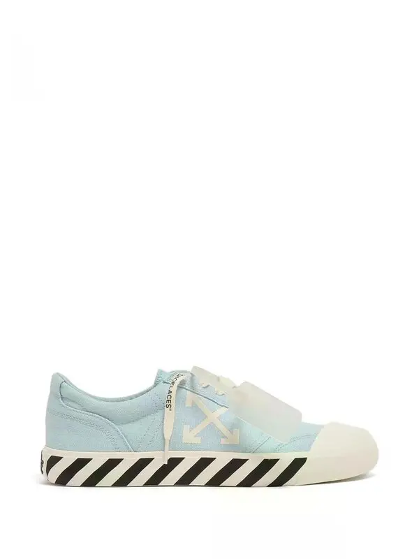 Off-White Vulcanized Lace-up Sneakers - Blue