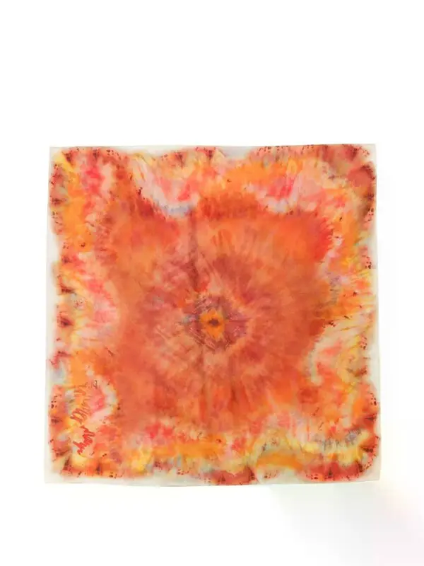 Zimmermann Tie-dye Scarf - Red