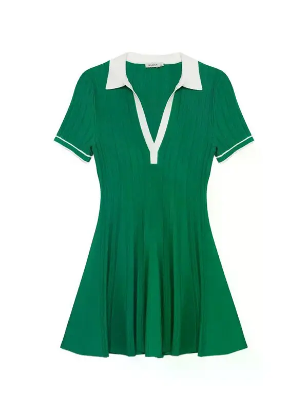 Simkhai Knitted Mini Dress - Green