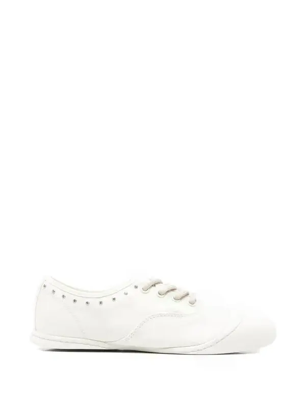 VANS Stud-embellished Lace-up Sneakers - Neutrals