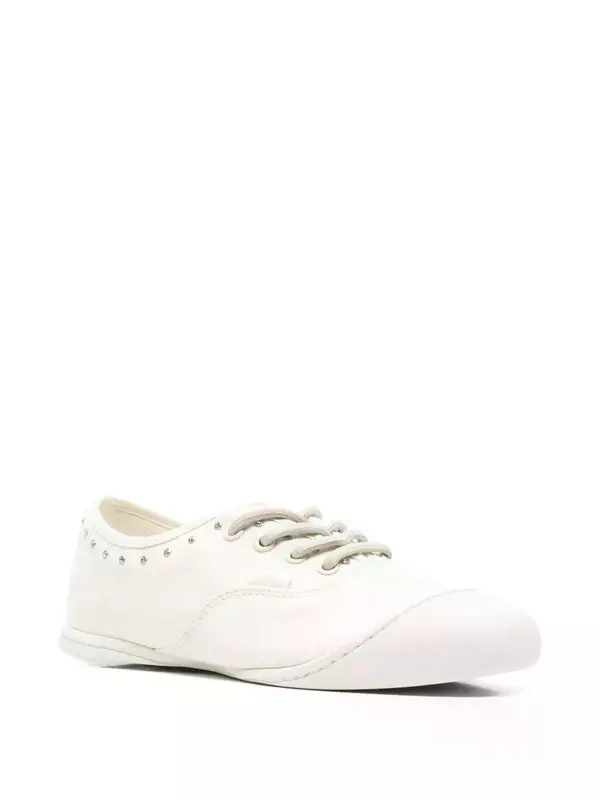 VANS Stud-embellished Lace-up Sneakers - Neutrals