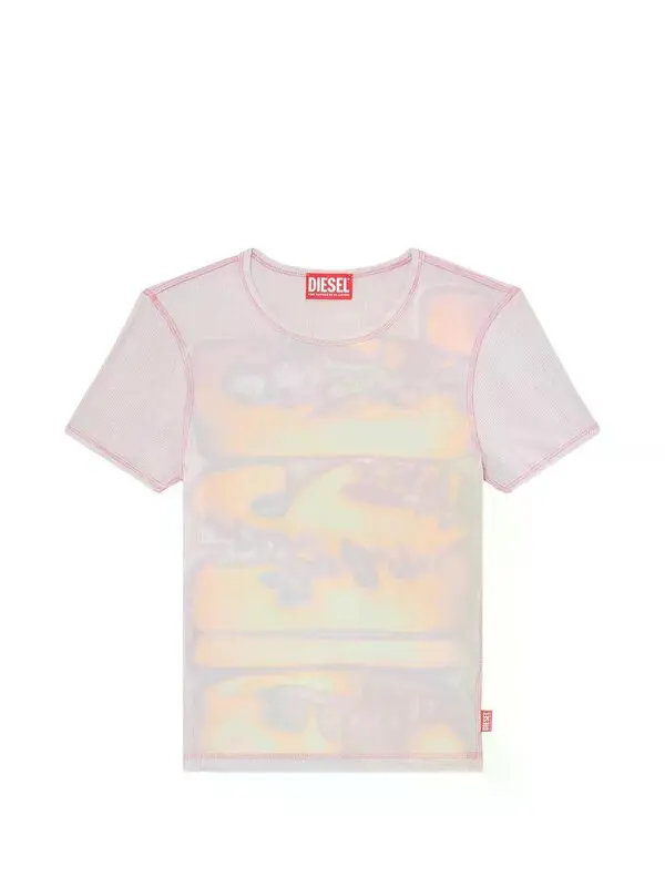 DIESEL® Graphic-print T-shirt - Purple