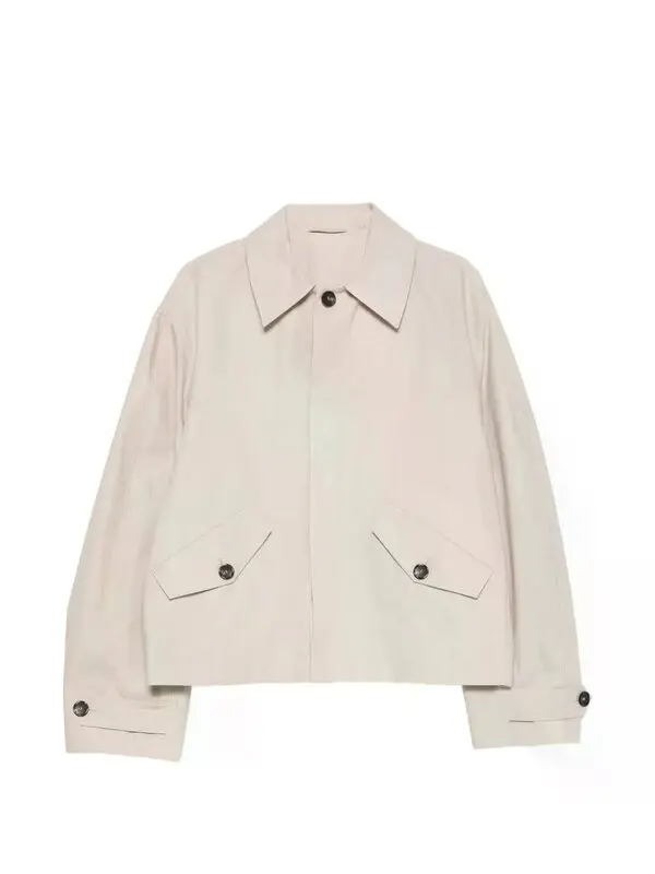 Séfr Cosme Button-up Flap-pocket Jacket - Neutrals