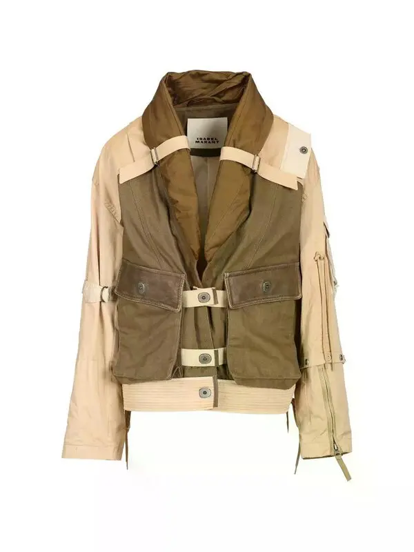 Isabel Marant Julissa Panelled Jacket - Neutrals