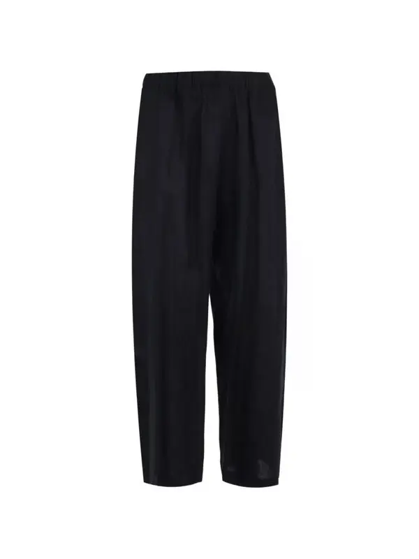 Fabiana Filippi Elasticated-waistband Linen Trousers