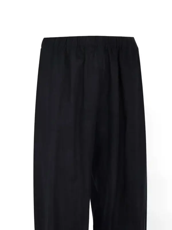 Fabiana Filippi Elasticated-waistband Linen Trousers