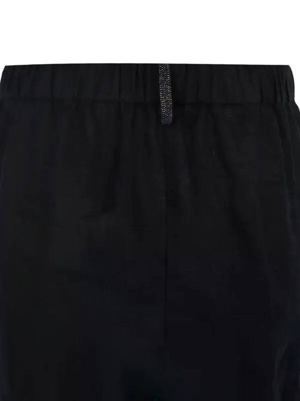 Fabiana Filippi Elasticated-waistband Linen Trousers