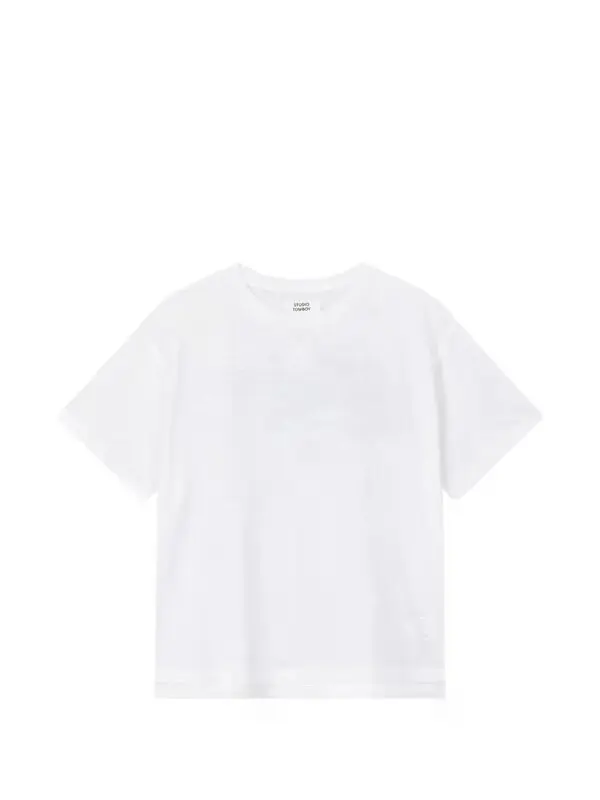 STUDIO TOMBOY Back-print T-shirt - White