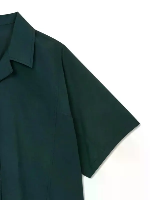 STUDIO TOMBOY Pleated-back Camp-collar Shirt