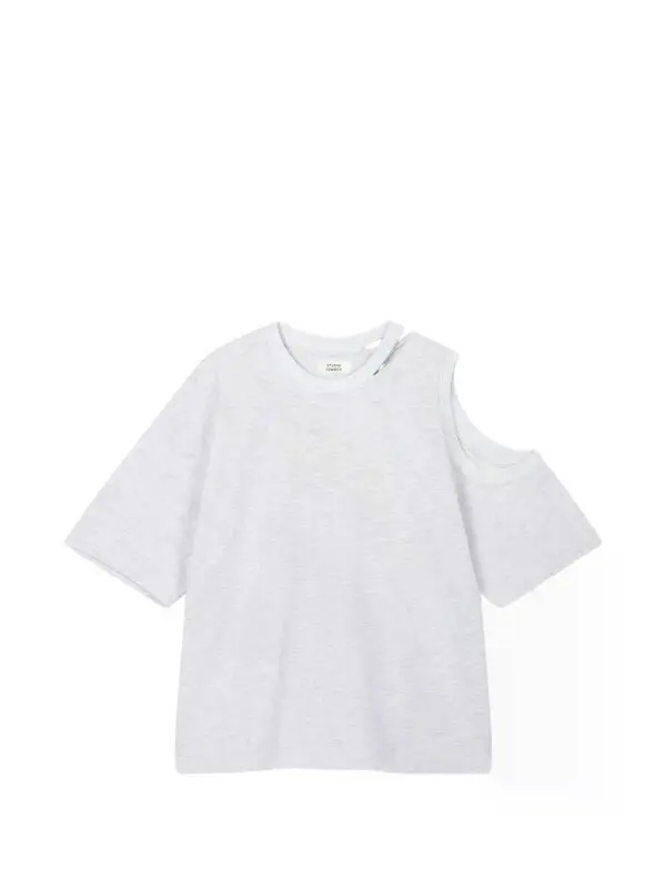 STUDIO TOMBOY Cut-out T-shirt - Grey