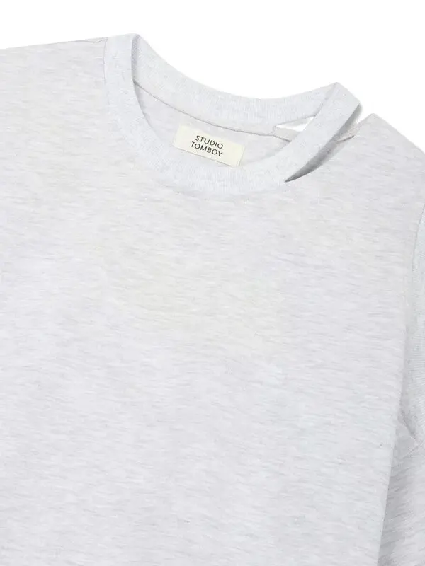 STUDIO TOMBOY Cut-out T-shirt
