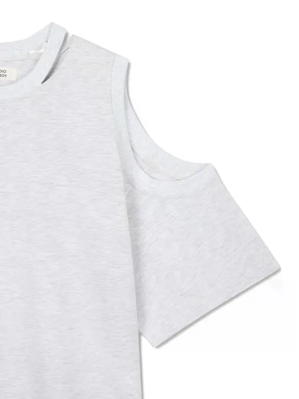 STUDIO TOMBOY Cut-out T-shirt