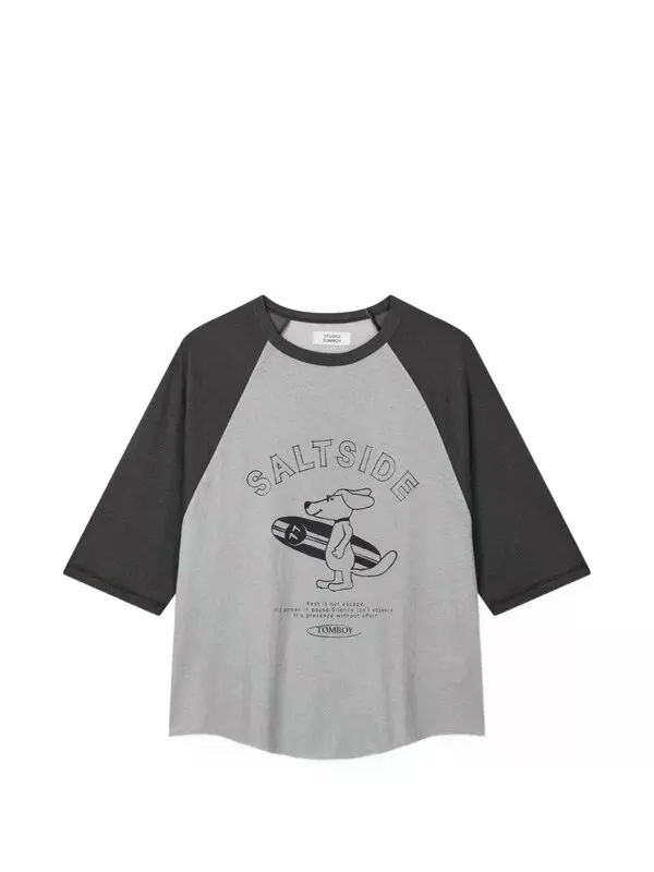 STUDIO TOMBOY Graphic-print T-shirt - Grey