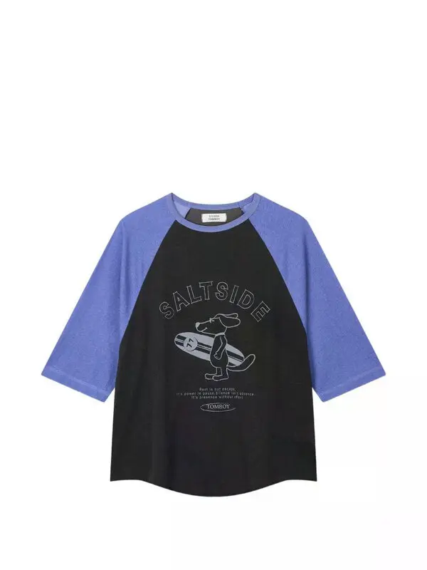 STUDIO TOMBOY Graphic-print T-shirt - Blue