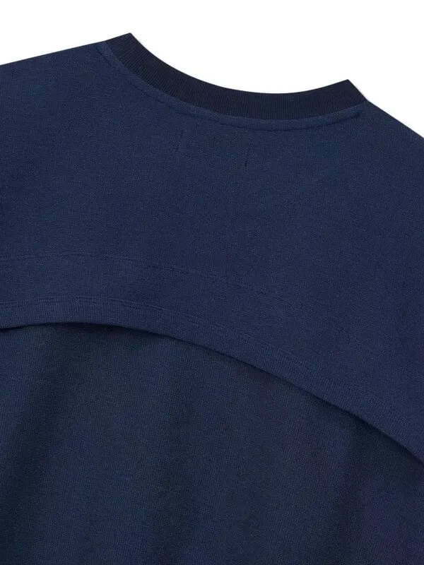 STUDIO TOMBOY Graphic-print Back-flap T-shirt - Blue