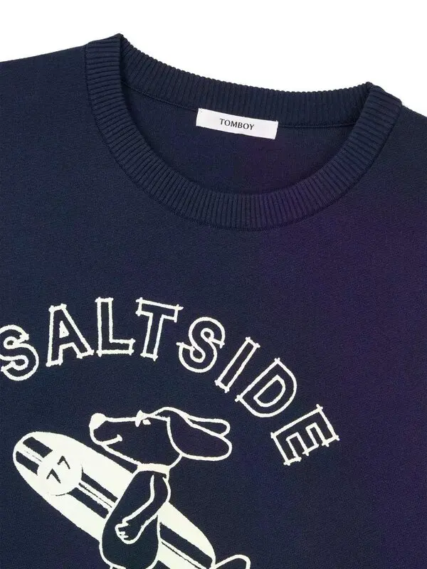 STUDIO TOMBOY Graphic-print T-shirt - Blue