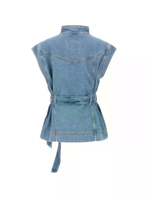BOSS Belted Denim Vest