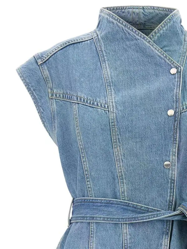 BOSS Belted Denim Vest