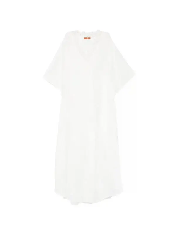 Ermanno Scervino V-neck Kaftan - White