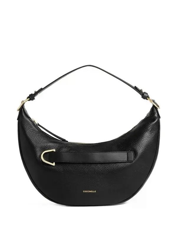 COCCINELLE Paki Crescent Shoulder Bag - Black