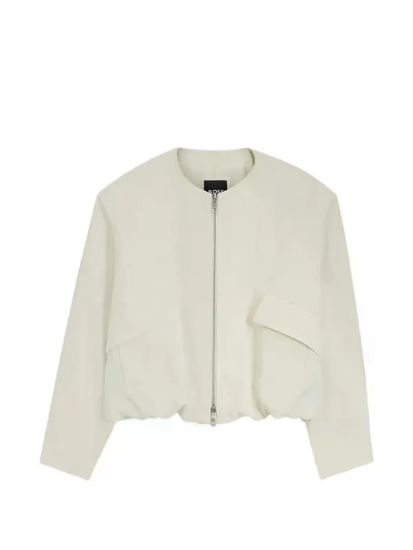 BOSS Zip-up Jacket - Neutrals