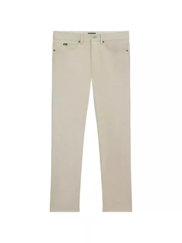 BOSS Five-pocket Brushed Italian Denim Jeans - Neutrals