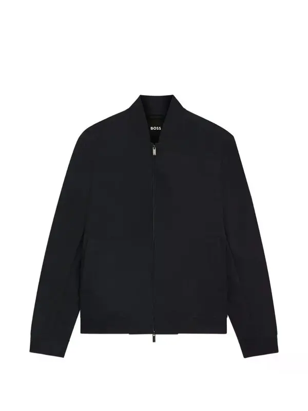 BOSS Zip-up Bomber Jacket - Blue