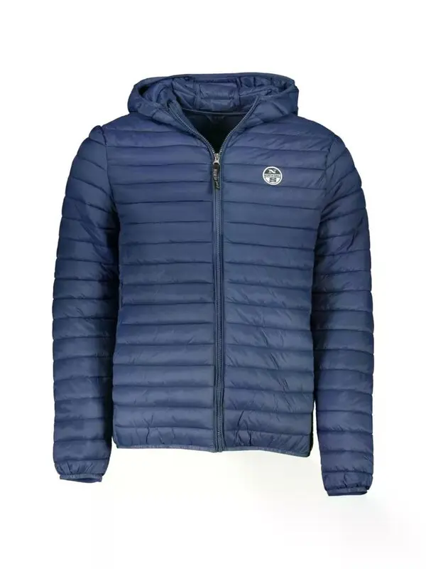 NORTH SAILS Hooded Quilted Jacket - Blue