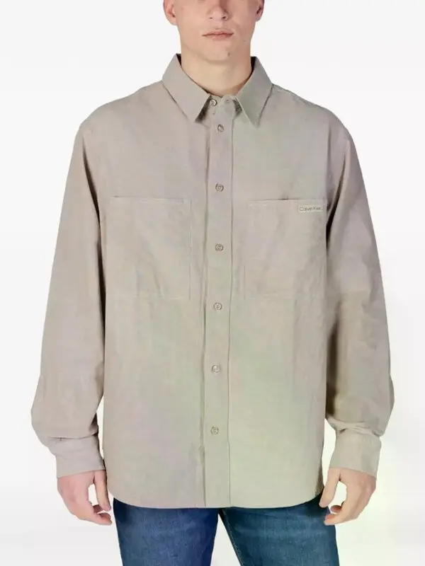 Calvin Klein Long-sleeve Shirt - Neutrals