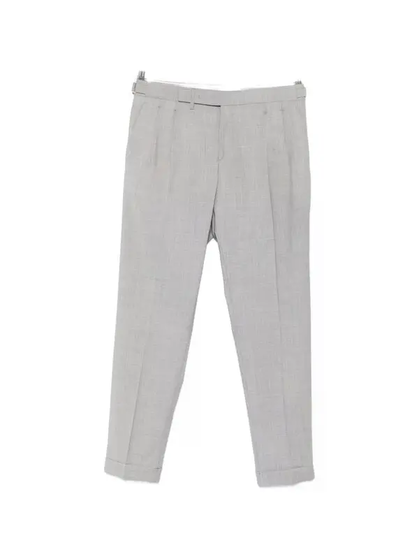 BRIGLIA 1949 Pleated Side-adjuster Trousers - Grey