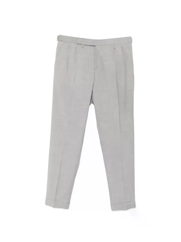 BRIGLIA 1949 Pleated Side-adjuster Trousers - Grey