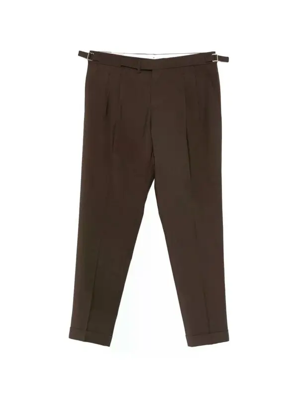 BRIGLIA 1949 Tailored Trousers - Brown