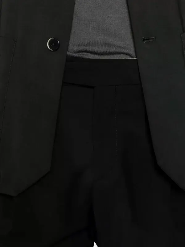 BRIGLIA 1949 Pleated Buckled-waist Trousers - Black