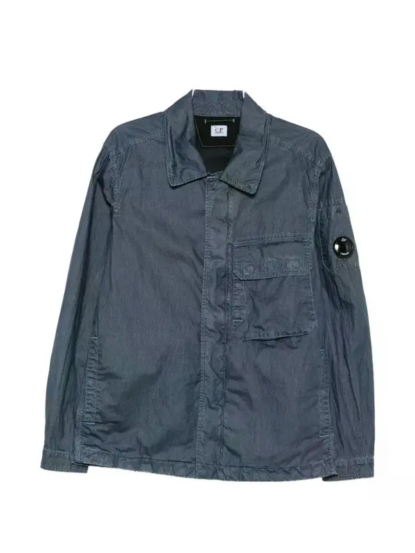 C.P. COMPANY Lens-detail Chest-pocket Jacket - Blue