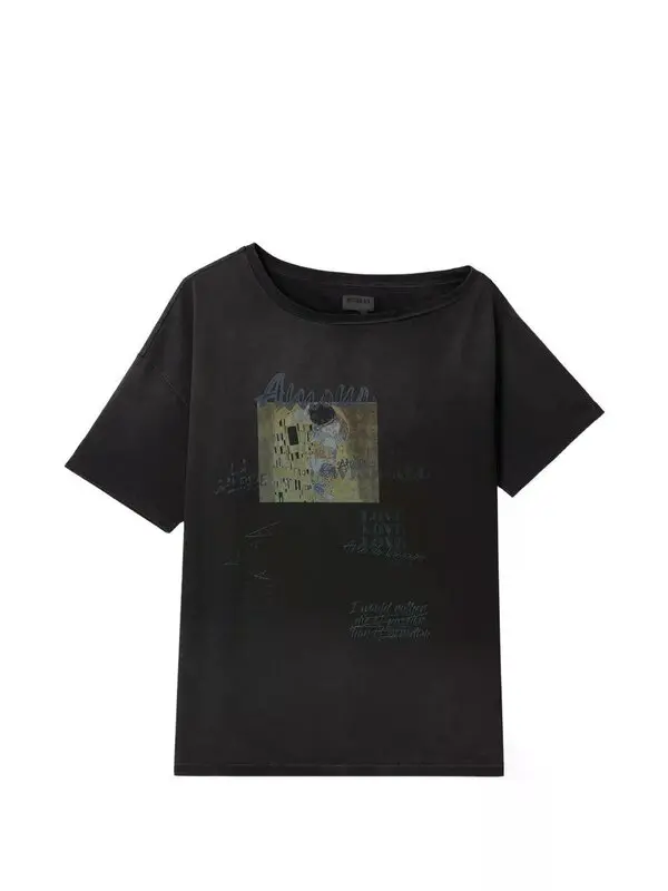MUSIUM DIV. Cotton T-shirt - Black