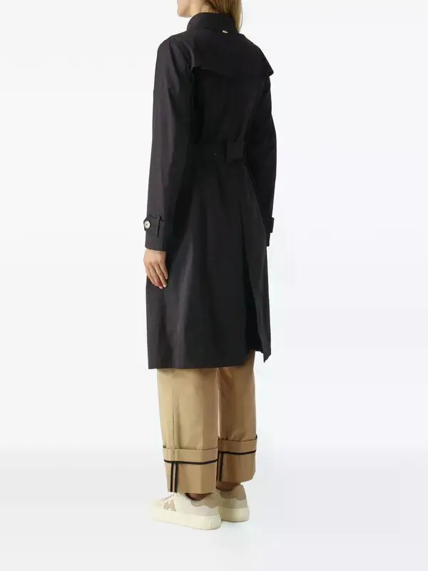 Herno Belted Trench Coat - Blue