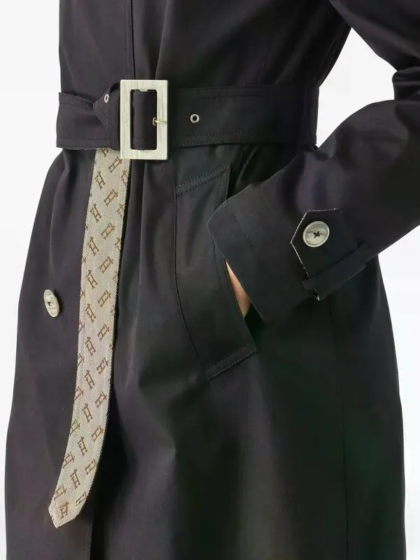Herno Belted Trench Coat - Blue