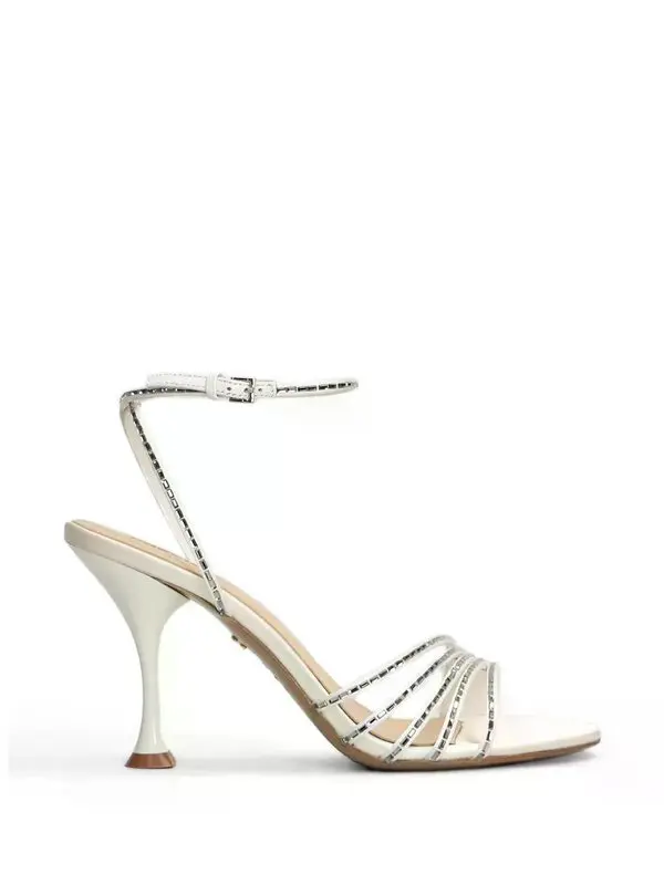 Lola Cruz Emma Heeled Sandals - White