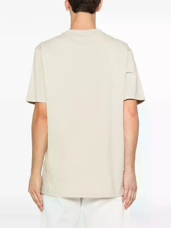 BOSS Logo-print Short-sleeve T-shirt - Neutrals