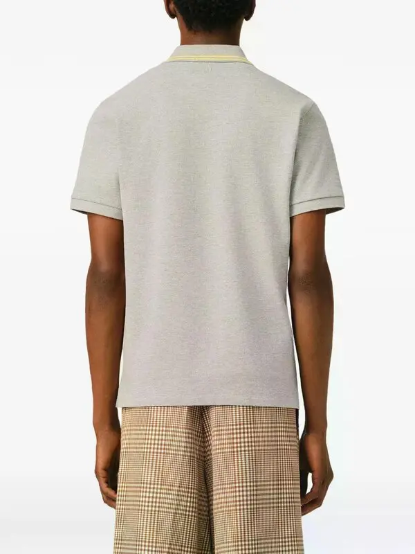AMI Paris De Coeur Short-sleeves Polo Shirt - Grey
