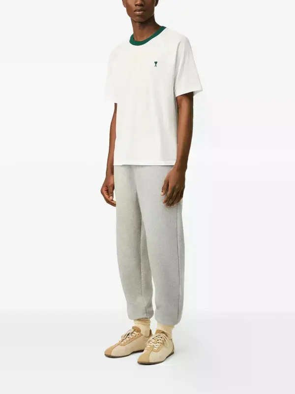 AMI Paris Cotton De Coeur T-shirt - White