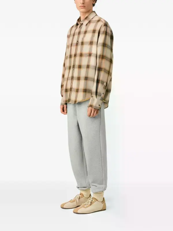 Ami De Coeur Checkered Boxy Shirt - Neutrals
