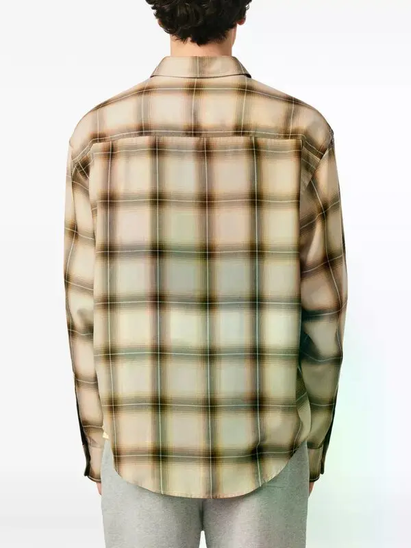 Ami De Coeur Checkered Boxy Shirt - Neutrals