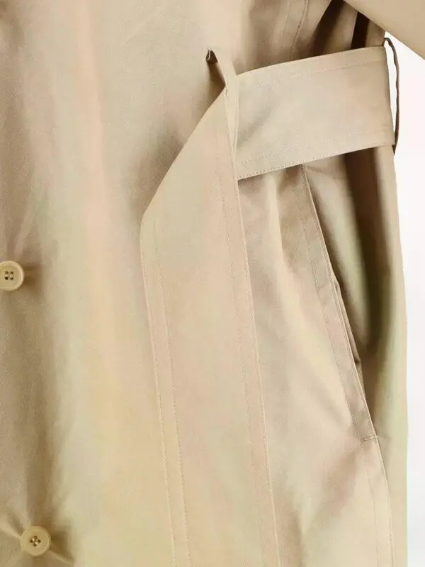 THE FRANKIE SHOP Riva Double-breasted Trench Coat - Neutrals