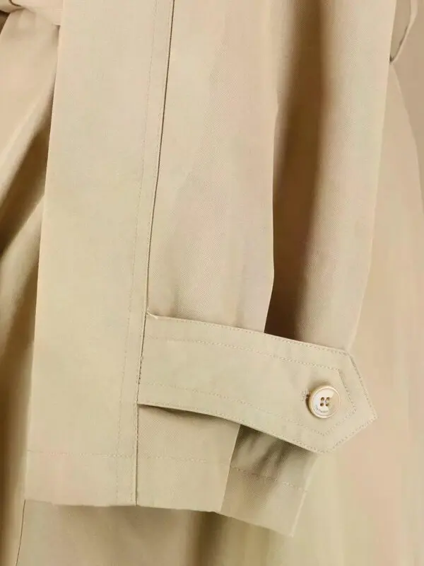 THE FRANKIE SHOP Riva Double-breasted Trench Coat - Neutrals