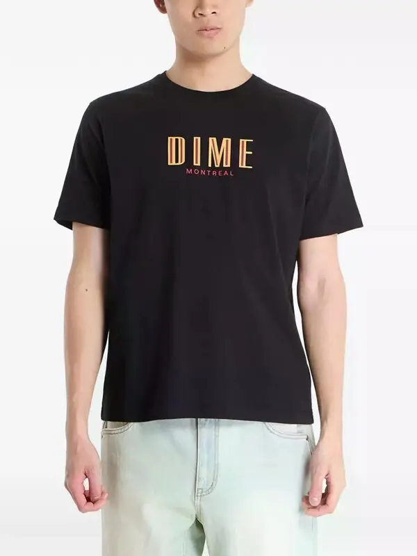 DIME Logo-print T-shirt - Black